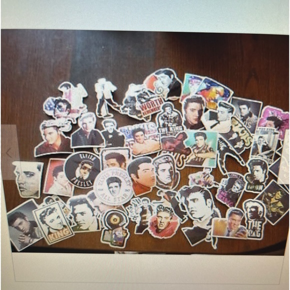 Elvis Presley | Other | Elvis Presley Stickers Super Lot Of 5 Peel Off ...